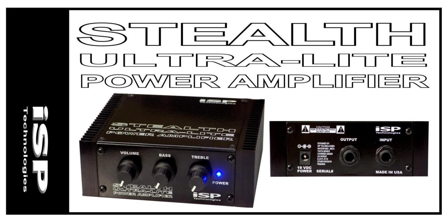 オンボードパワーアンプ iSP STEALTH ULTRA-LITE POWER AMPLIFIER