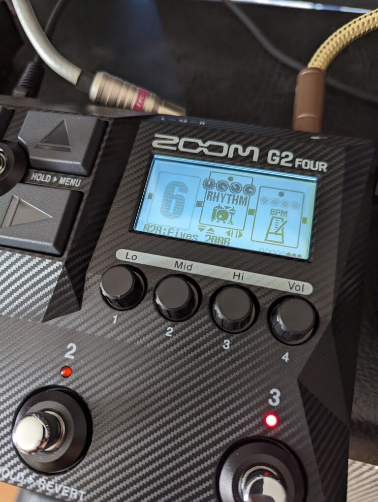 ZOOM G2 FOURでしっかり遊んでみたレビュー。